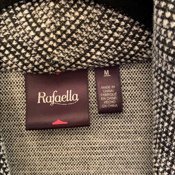 Rafaella | Jackets & Coats | Rafaella Black And White Blazerjacket ...